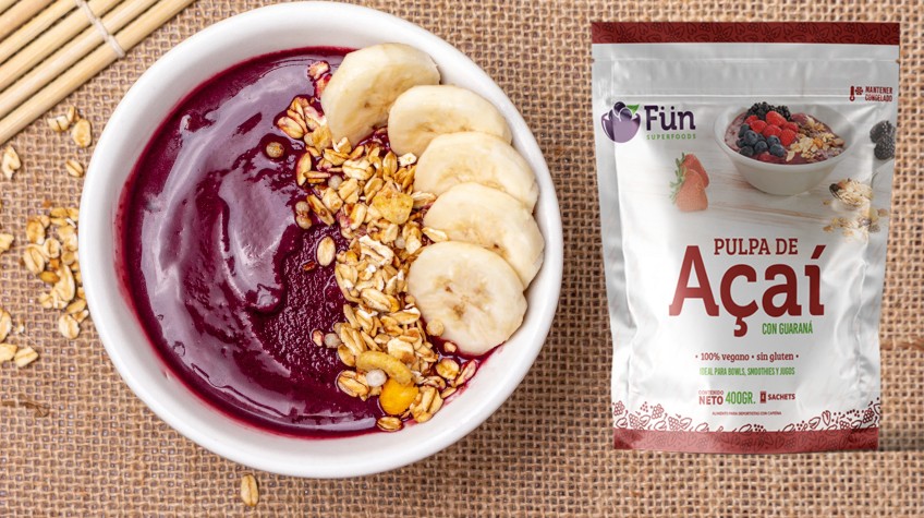 Bowl de Açaí energético con Guaraná – Fün Superfoods